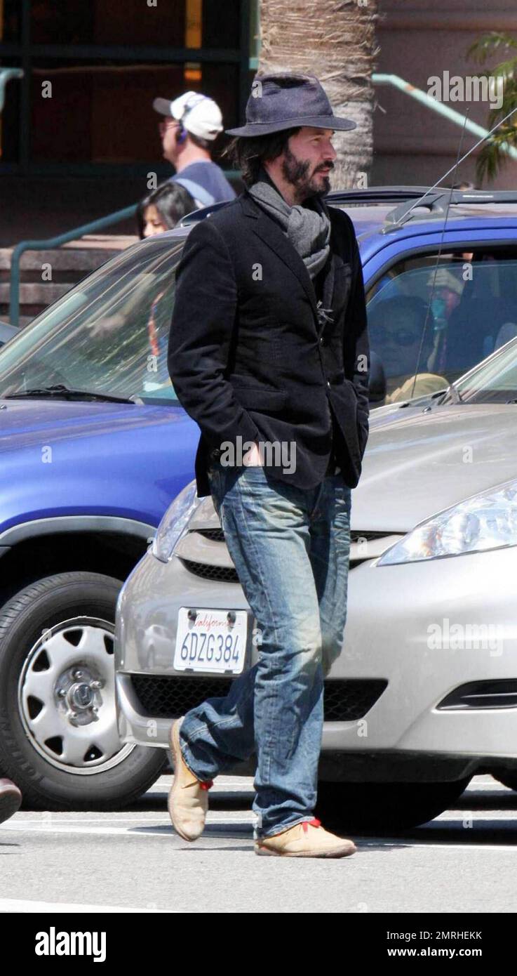 Exclusive!! A smiling Keanu Reeves and buddy Adrien Brody are seen out ...