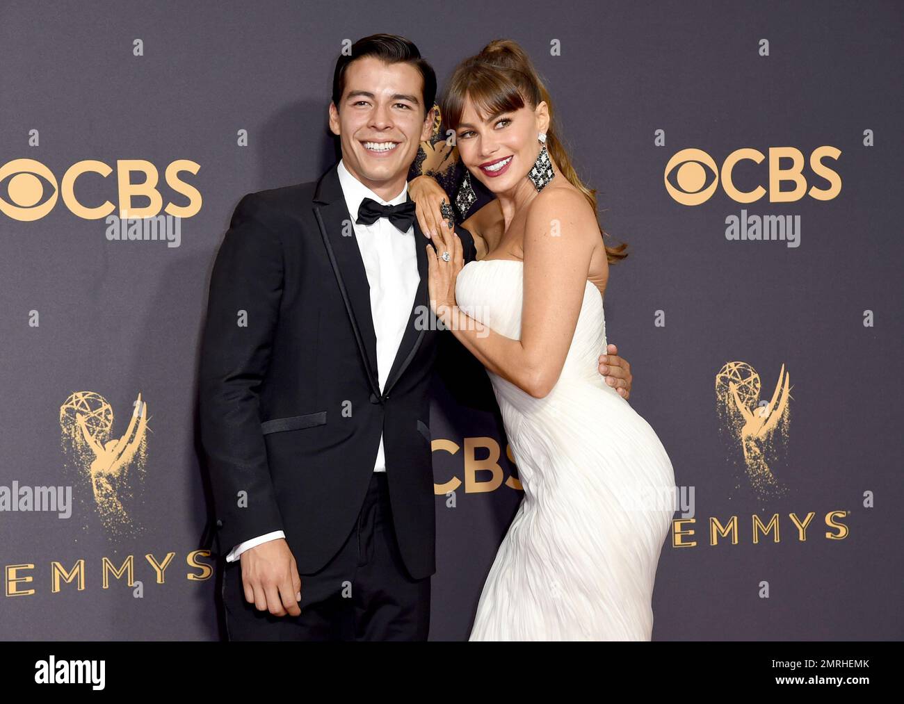 Manolo Gonzalez-Ripoll Vergara, left, and Sofia Vergara arrive at the ...