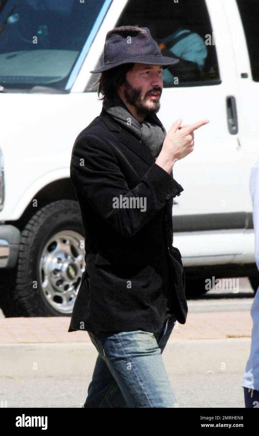 Exclusive!! A smiling Keanu Reeves and buddy Adrien Brody are seen out ...