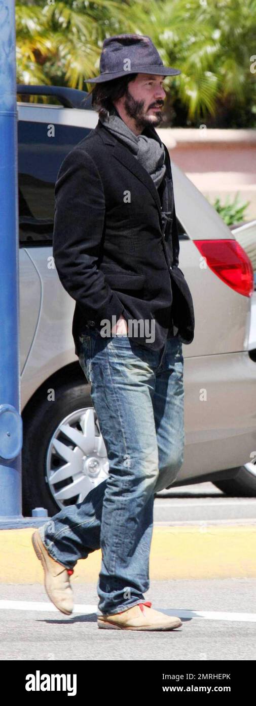 Exclusive!! A smiling Keanu Reeves and buddy Adrien Brody are seen out ...