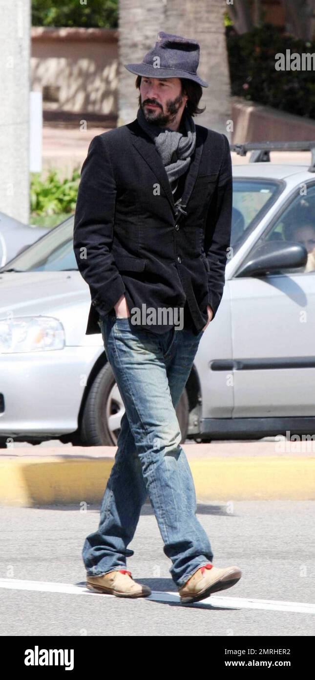 Exclusive!! A smiling Keanu Reeves and buddy Adrien Brody are seen out ...