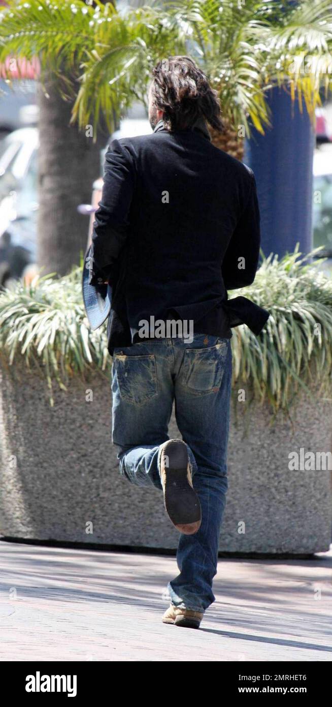 Exclusive!! A smiling Keanu Reeves and buddy Adrien Brody are seen out ...