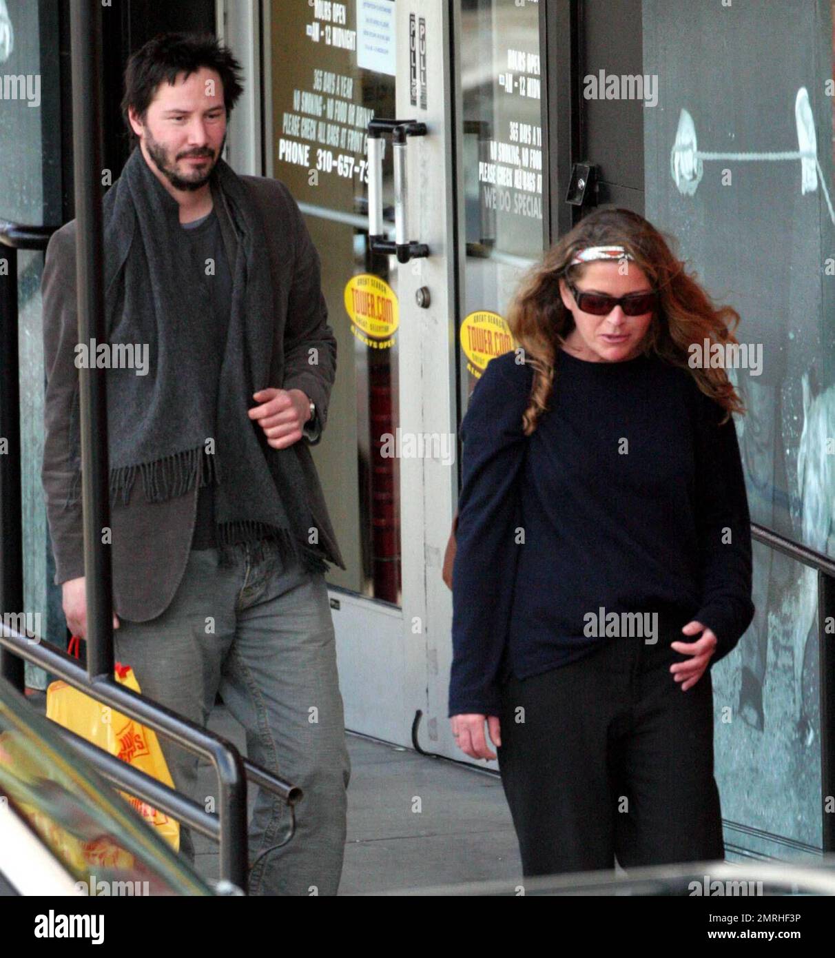Exclusive!! Keanu Reeves and a female friend enjoy a sunday afternoon ...