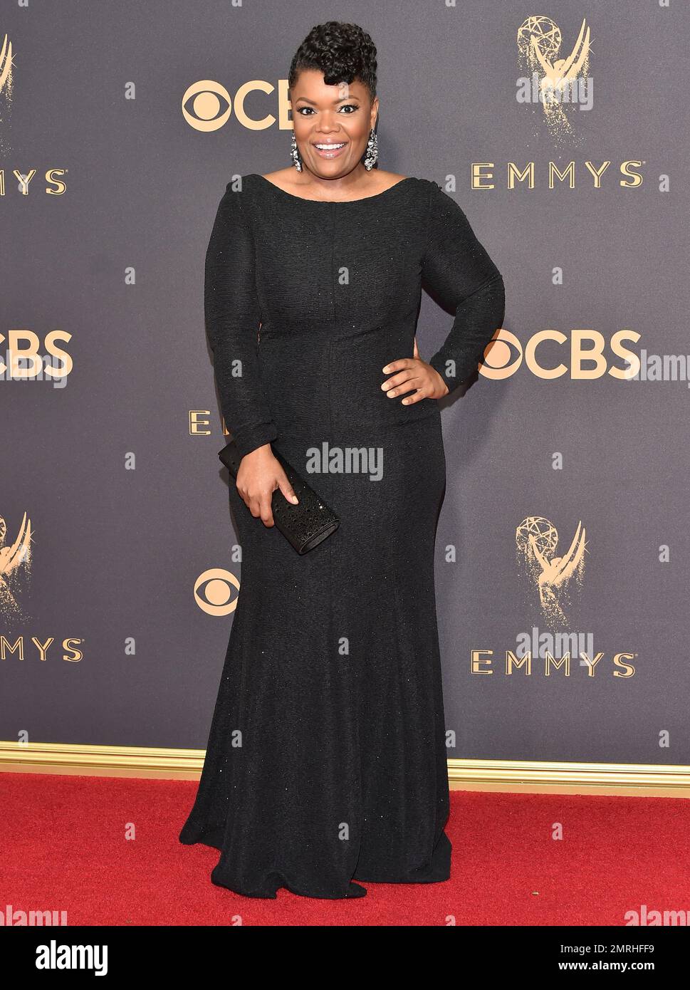 Yvette Nicole Brown arrives at the 69th Primetime Emmy Awards on Sunday ...