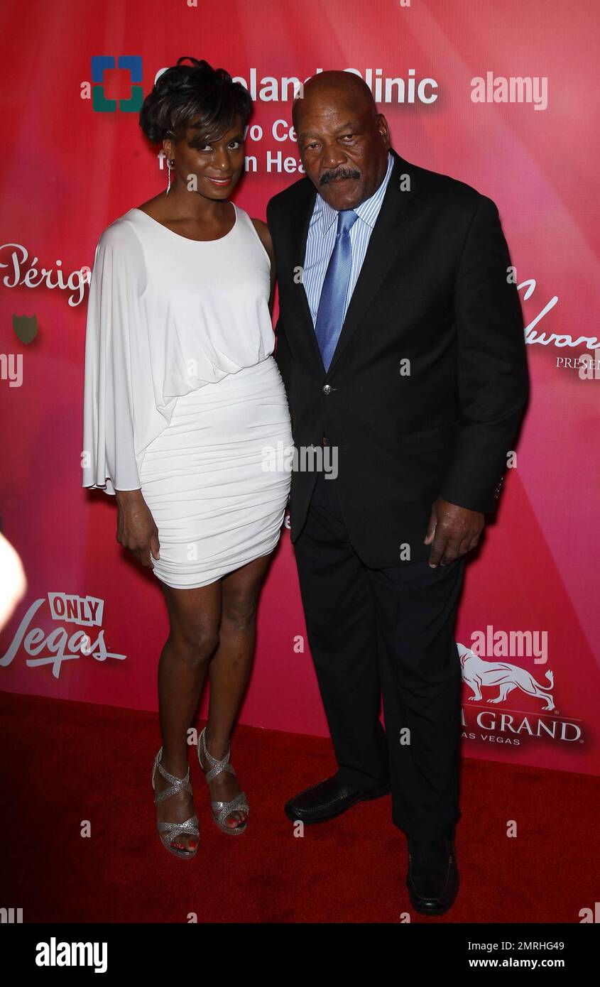Monique Brown and Jim Brown at the Keep Memory Alive's 16th Annual ...