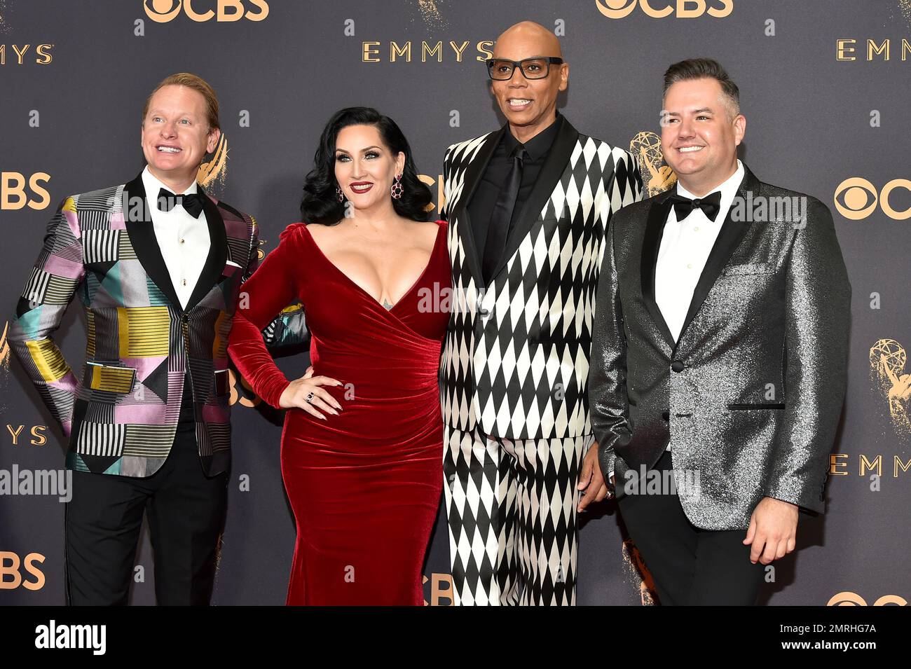Carson Kressley, from left, Michelle Visage, RuPaul, and Ross Mathews ...