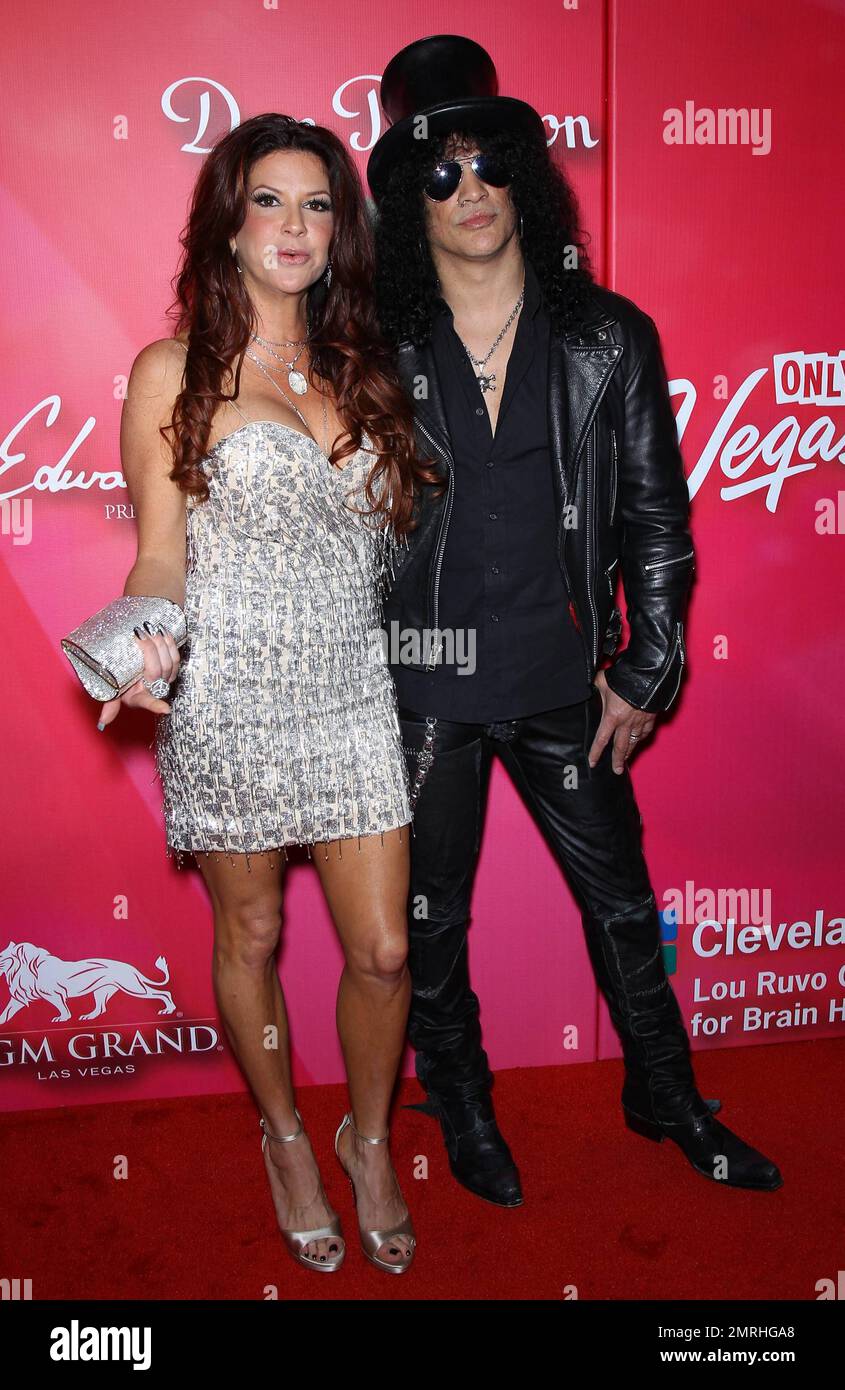Slash and Perla Hudson at the Keep Memory Alive's 16th Annual "Power Of ...