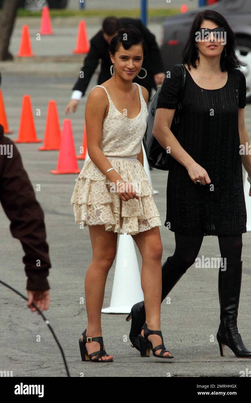 Keisha Castle-Hughes greets fans and attends the Spirit Awards in Santa ...