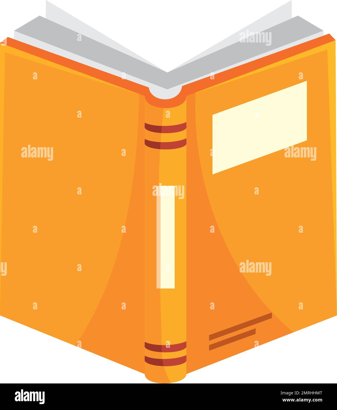 yellow open text book Stock Vector Image & Art - Alamy
