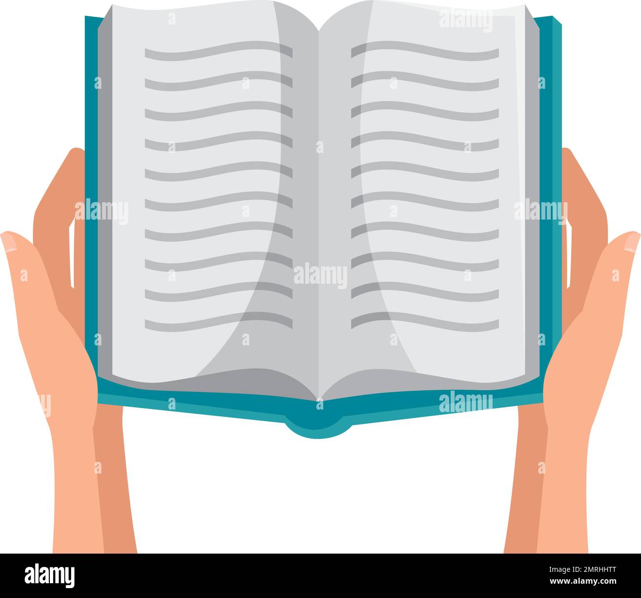 hands lifting blue book Stock Vector Image & Art - Alamy