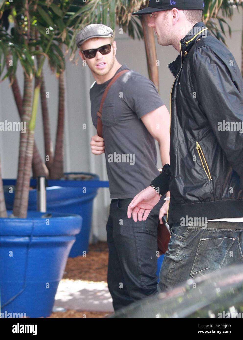 EXCLUSIVE!! Kellan Lutz and AnnaLynne McCord leaving the Shore Club ...