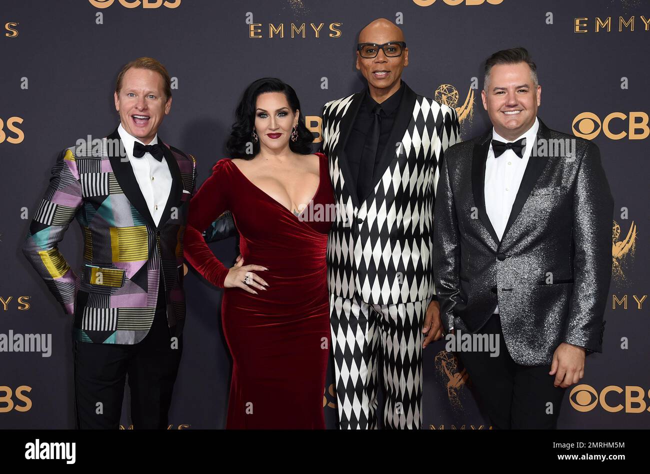Carson Kressley, from left, Michelle Visage, RuPaul and Ross Mathews ...