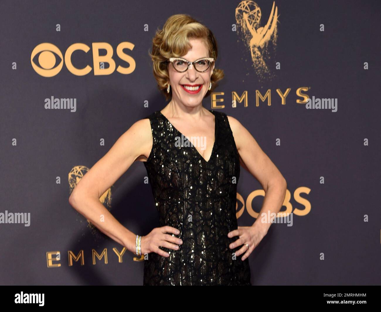 Jackie Hoffman arrives at the 69th Primetime Emmy Awards on Sunday ...