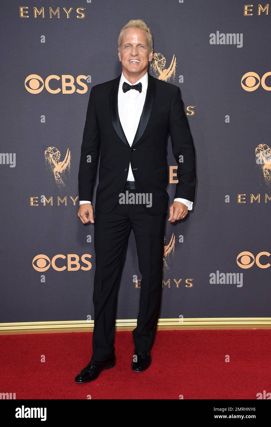 Patrick Fabian arrives at the 69th Primetime Emmy Awards on Sunday ...