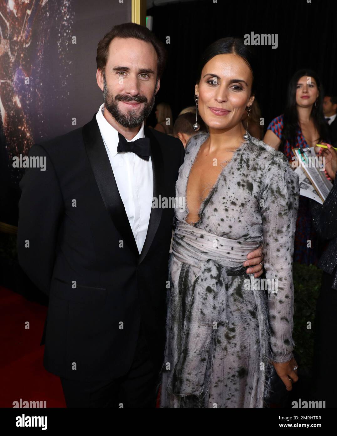 Joseph Fiennes, left and Maria Dolores Dieguez attend the 69th ...