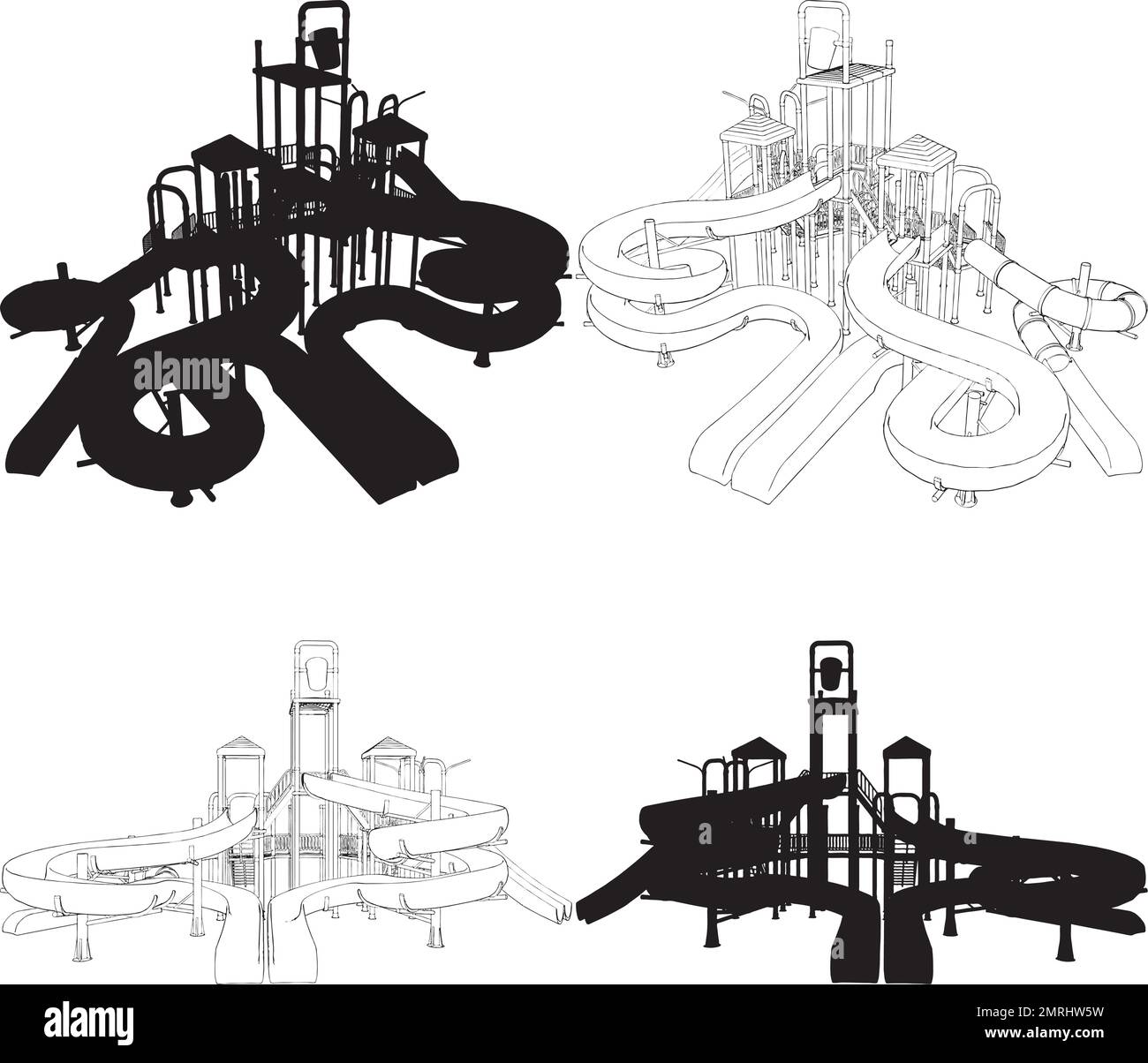 Boy play playground child Stock Vector Images - Alamy