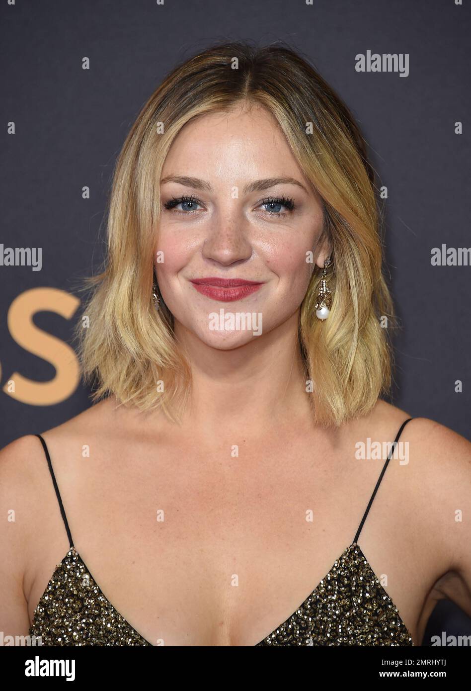 Abby Elliott arrives at the 69th Primetime Emmy Awards on Sunday, Sept ...