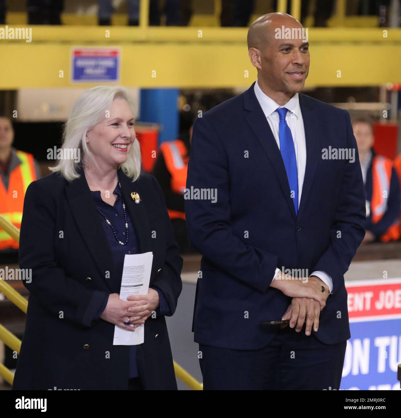 January 31, 2023, New York City, New York, USA: Senators KIRSTEN ...