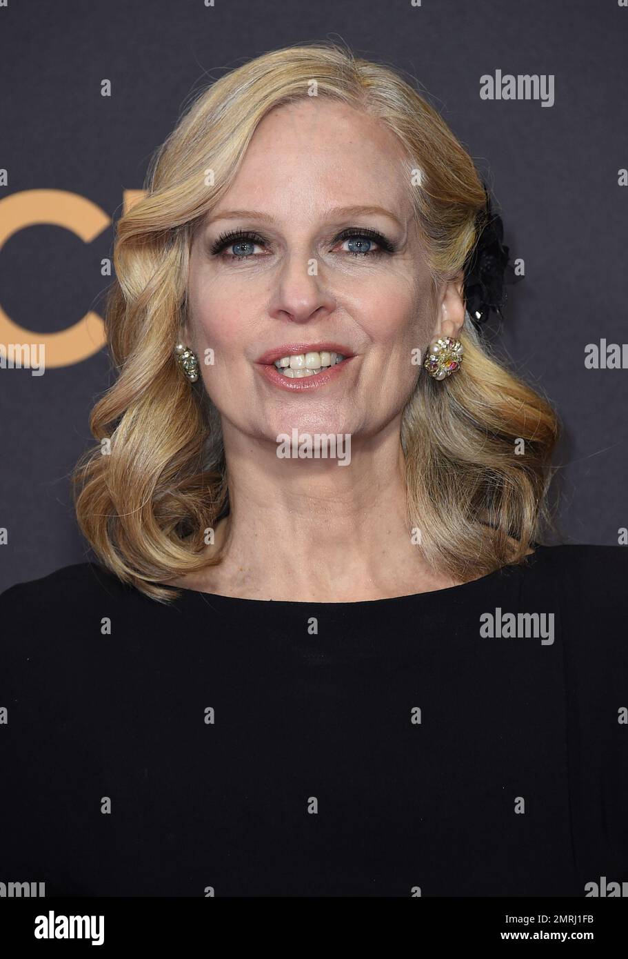 Catherine Dyer arrives at the 69th Primetime Emmy Awards on Sunday ...