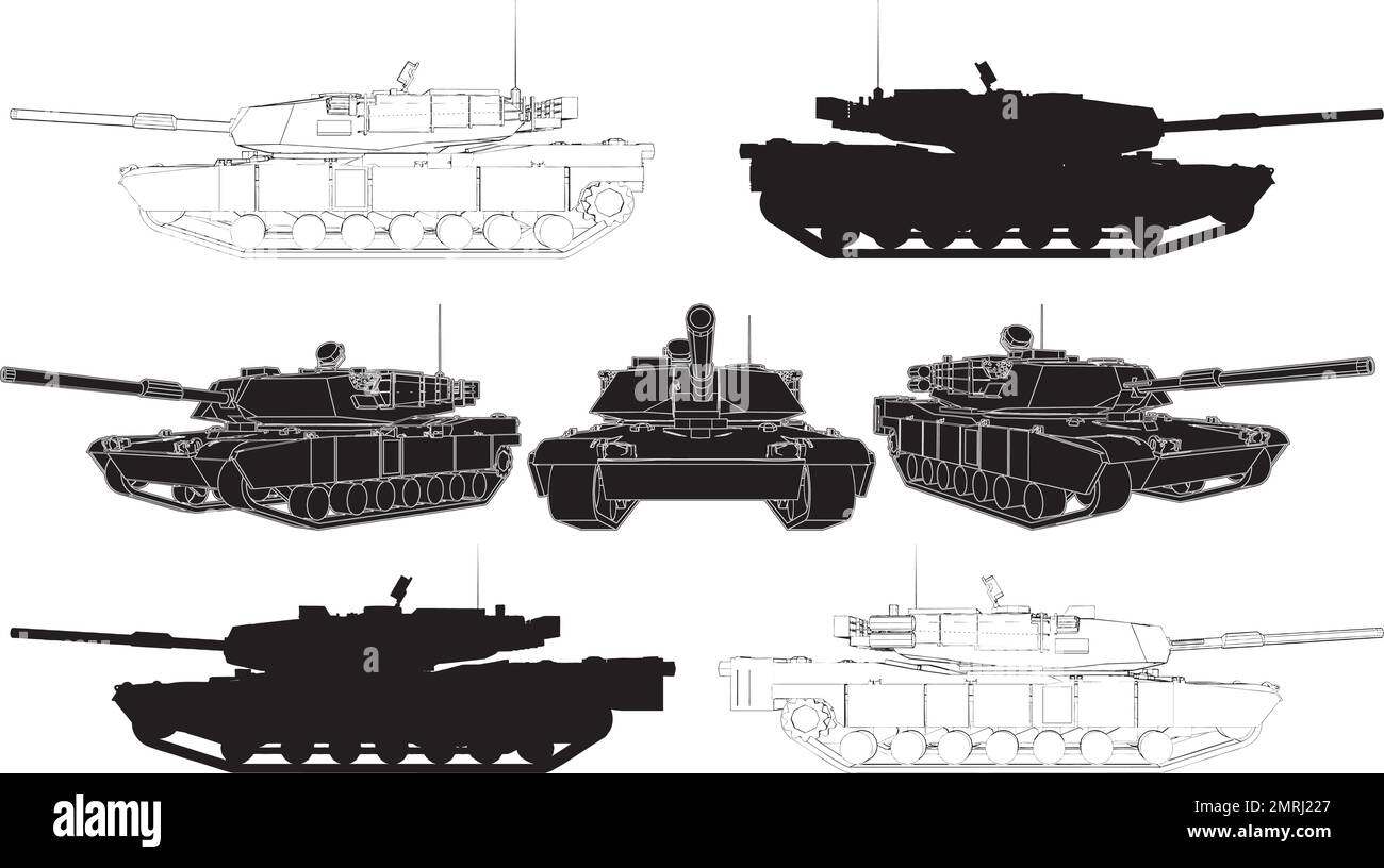 Military Tank Vector Stock Vector Image & Art - Alamy