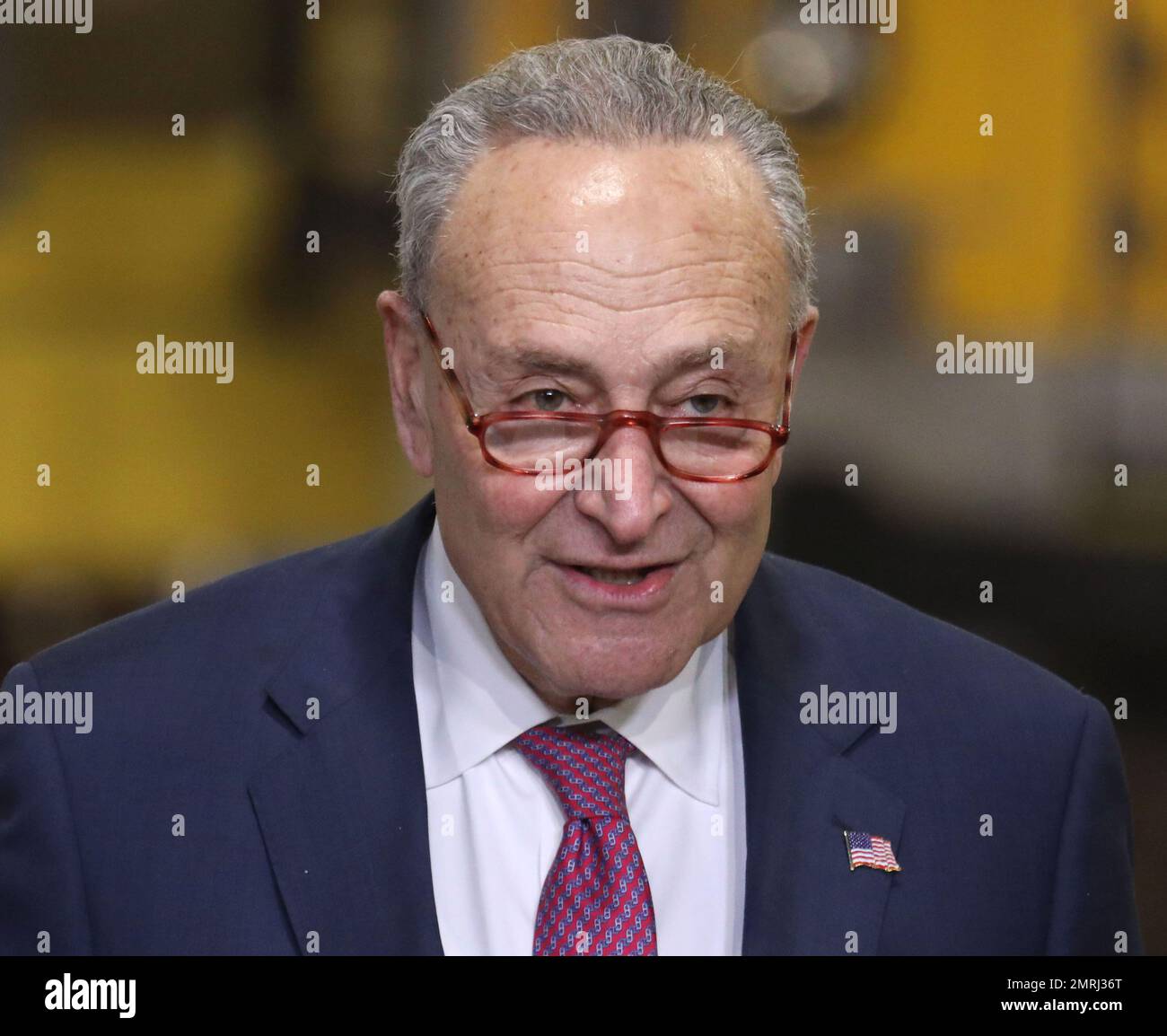 January 31, 2023, New York City, New York, USA: Senate Majority Leader ...