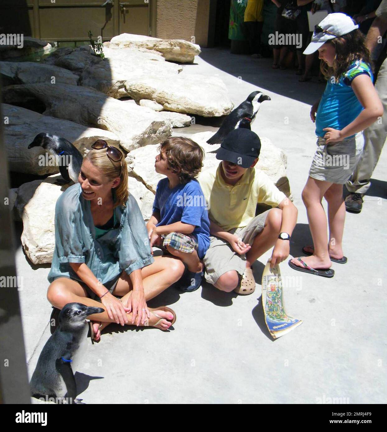 Exclusive!! US TV Show host Kelly Ripa visits Parrot Jungle Island with ...