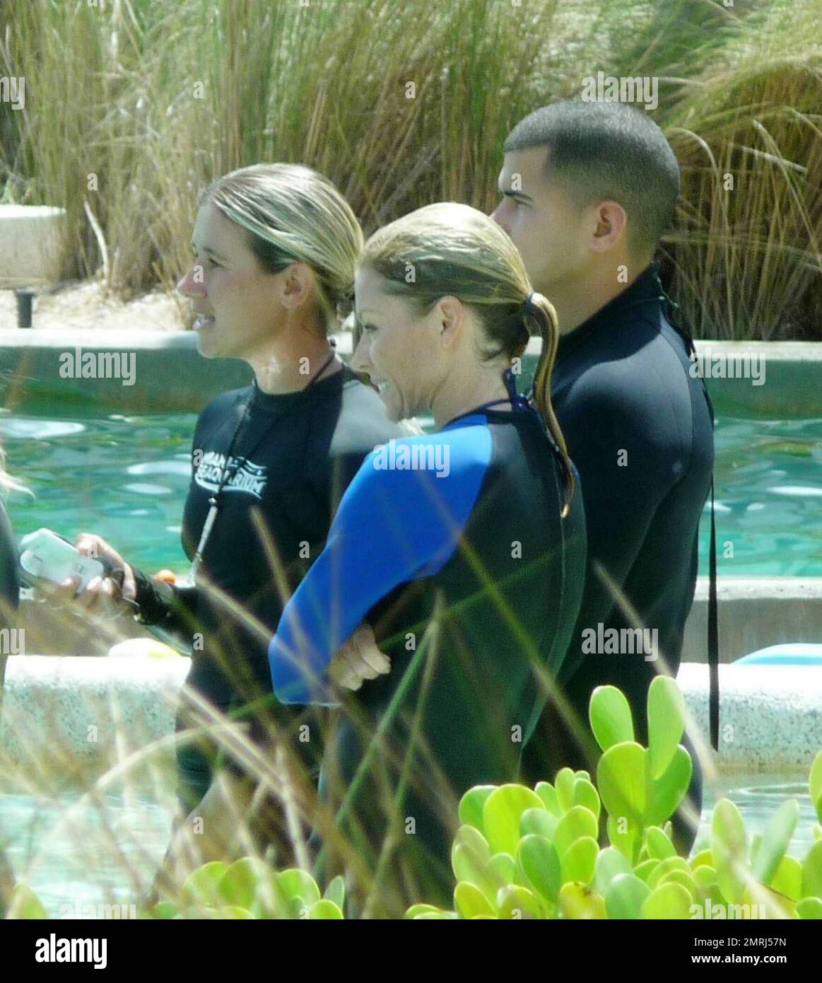 Exclusive!! US TV Show host Kelly Ripa spends a morning at the Miami ...
