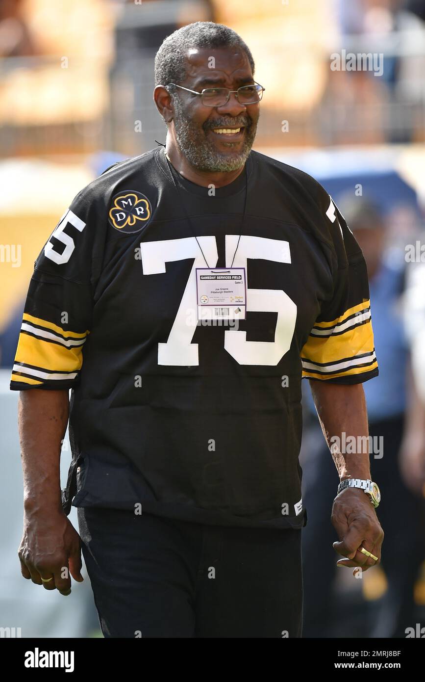 Pittsburgh Steelers Pro Football Hall of Fame inductee Joe Greene ...