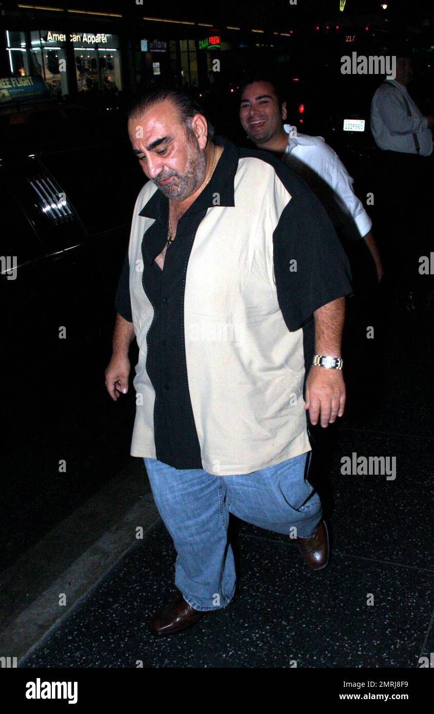 "Borat" star Ken Davidian leaves the premiere of "Eagle Eye" on ...