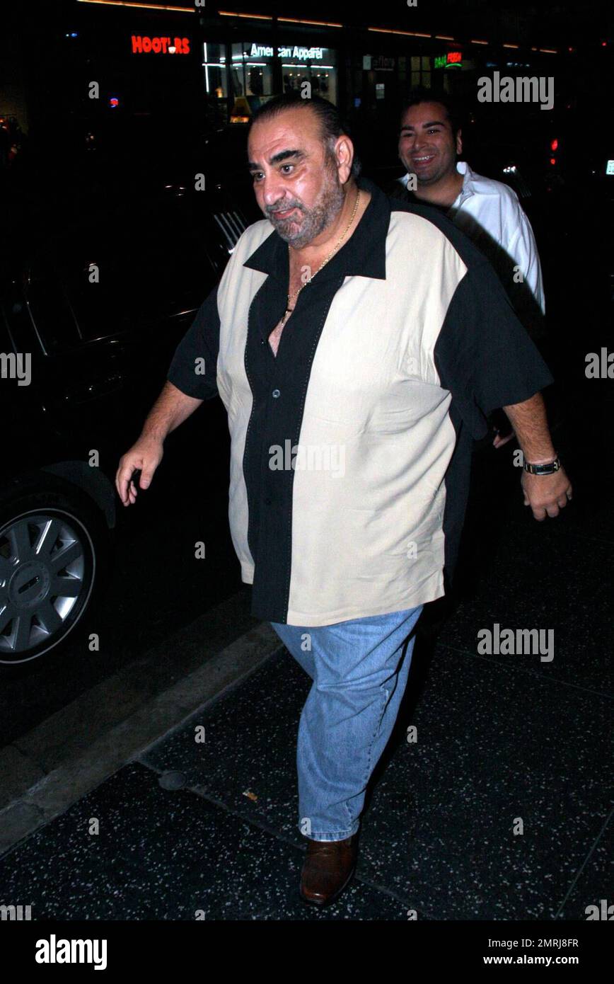 "Borat" star Ken Davidian leaves the premiere of "Eagle Eye" on ...