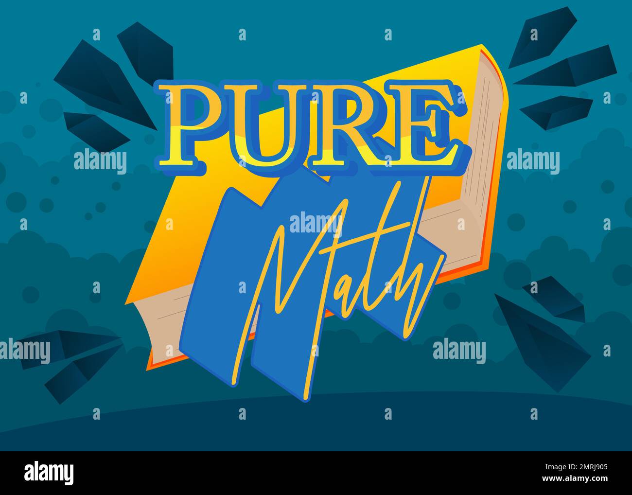 Pure Math word on a book, cartoon vector illustration Stock Vector ... Pure Math word on a book, cartoon vector illustration Stock Vector ...