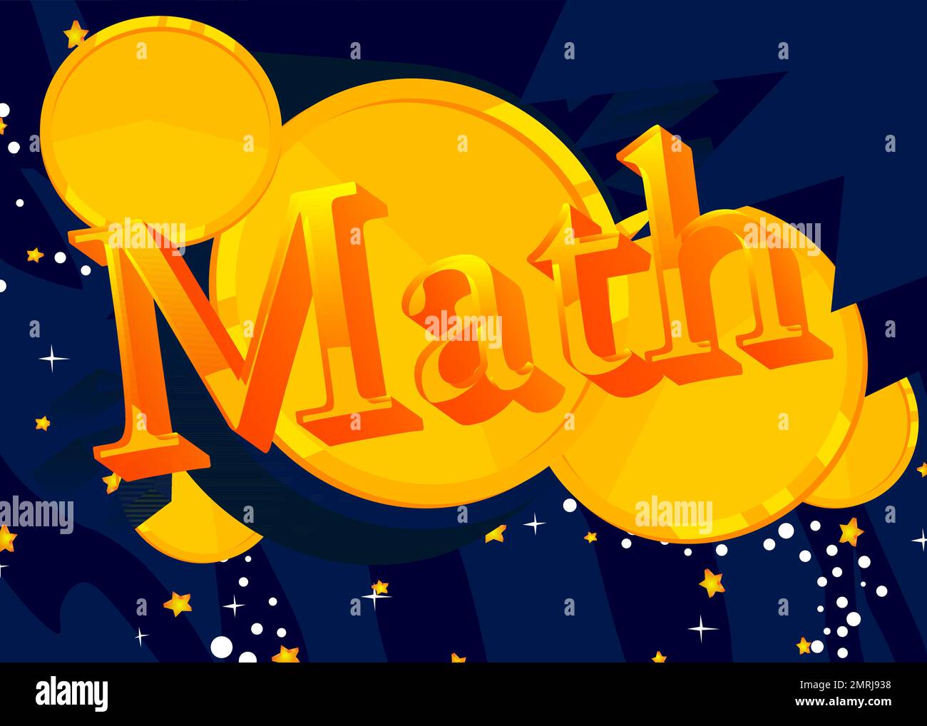 Gold Coins with Math text. Coin rain. Vector Illustrated Golden metal ...