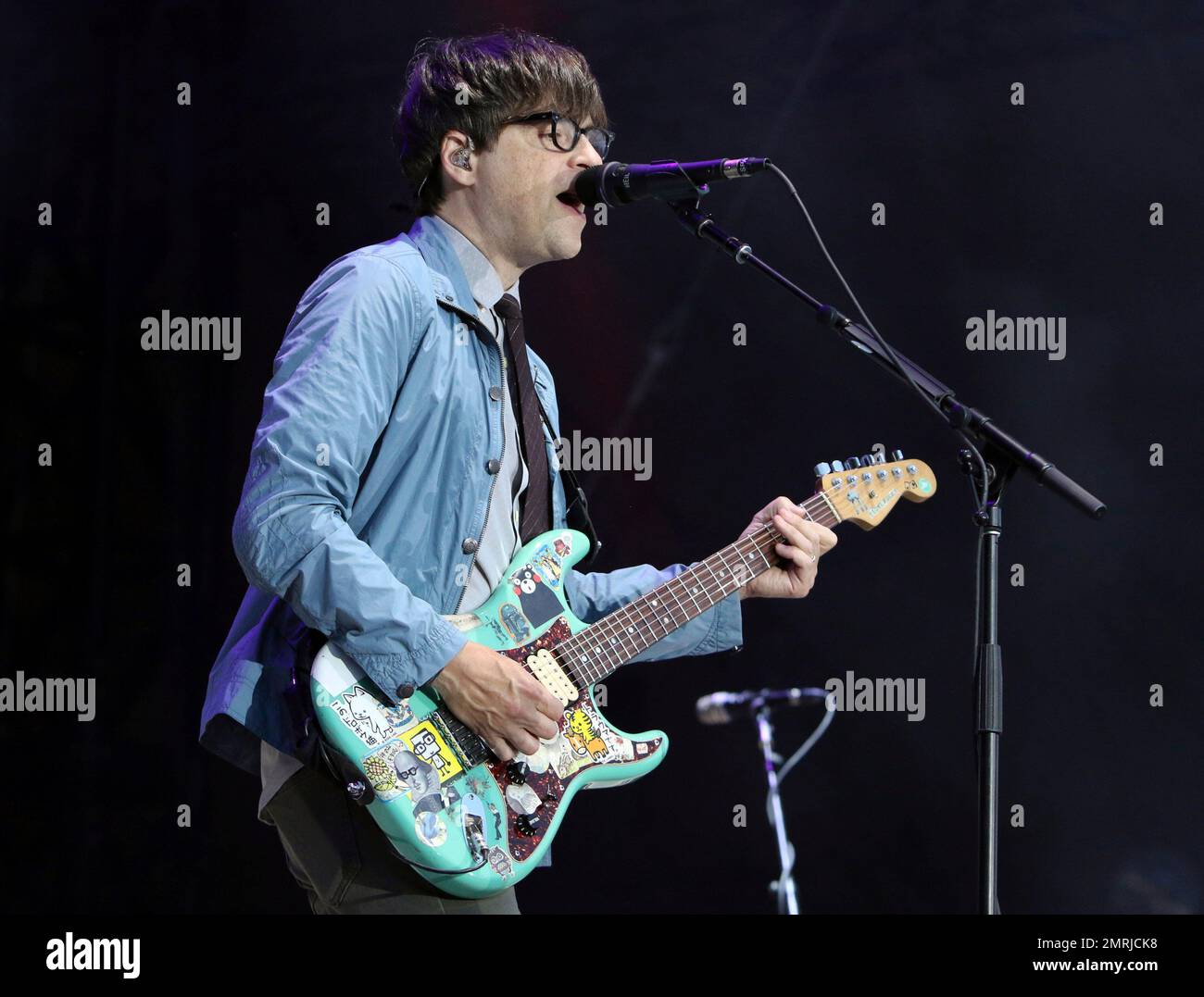 Rivers Cuomo with Weezer performs during Music Midtown 2017 at Piedmont ...