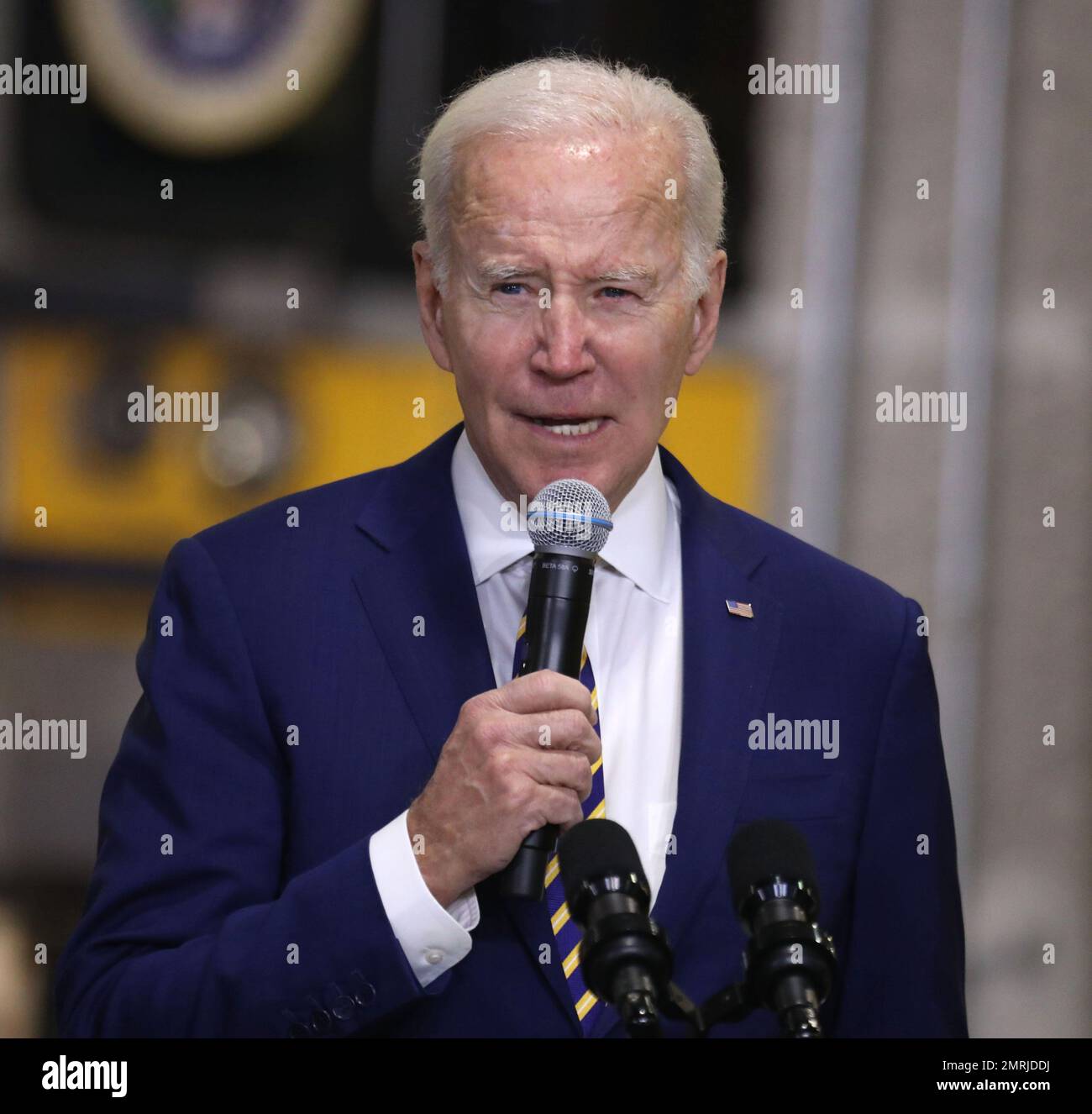 January 31, 2023, New York City, New York, USA: President JOE BIDEN ...