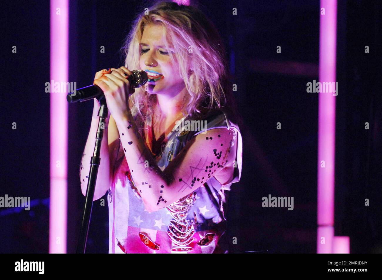 During her Get Sleazy Tour Kesha (aka Kesha Rose Sebert) performs live ...