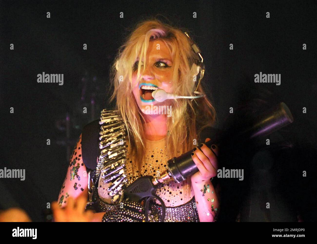 During her Get Sleazy Tour Kesha (aka Kesha Rose Sebert) performs live ...