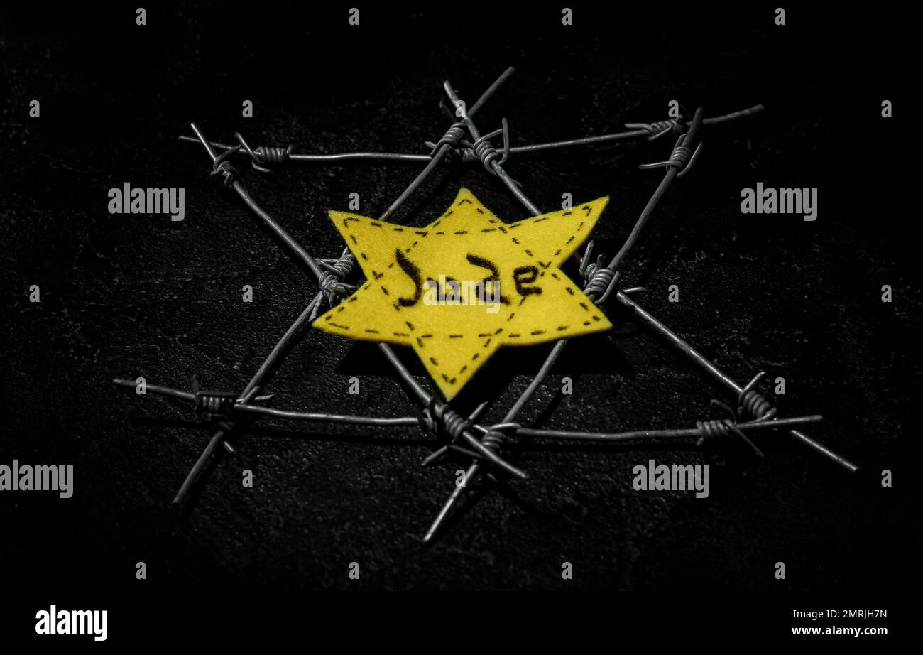 Jewish Star Barbed Wire