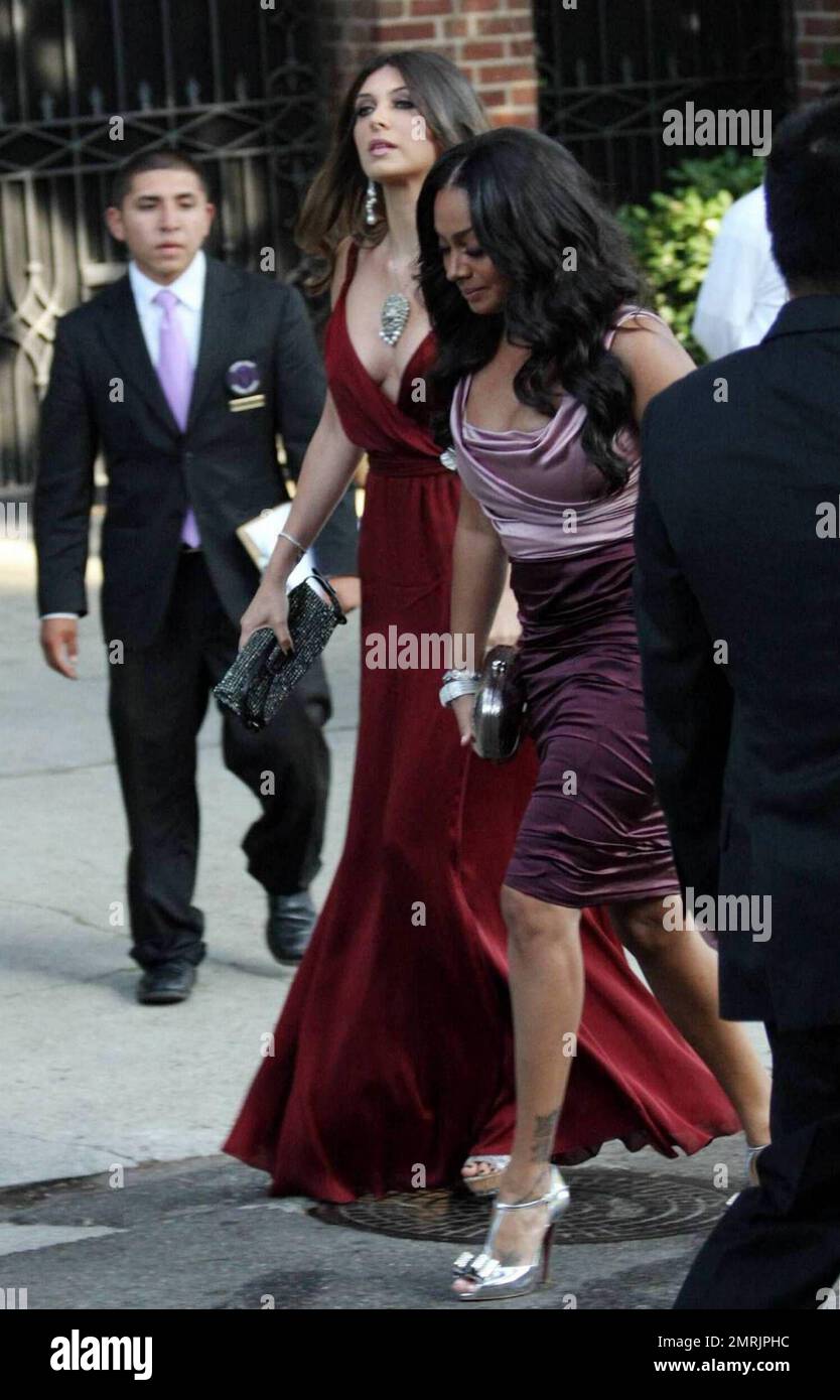Brittny Gastineau and Lala Vasquez arrive for Khloe Kardashian's ...