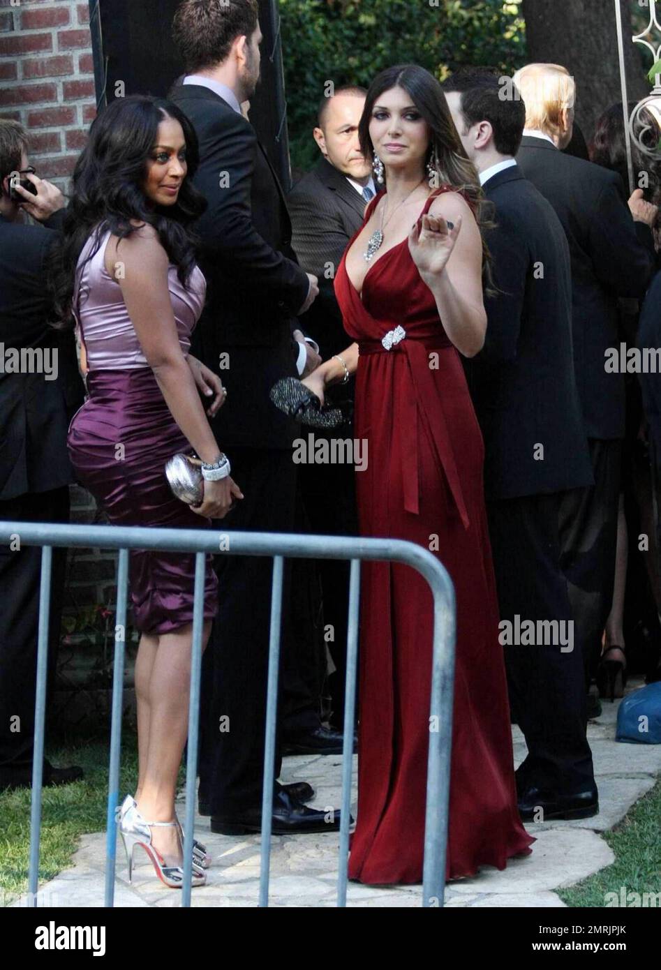 Brittny Gastineau and Lala Vasquez arrive for Khloe Kardashian's ...