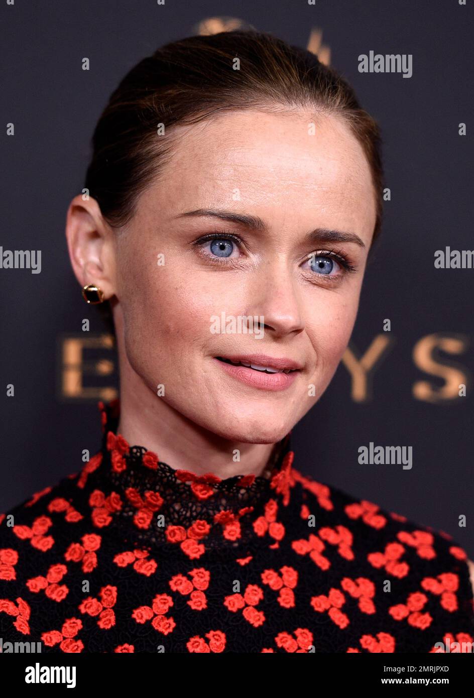 Actress Alexis Bledel poses at the 69th Primetime Emmy Awards ...