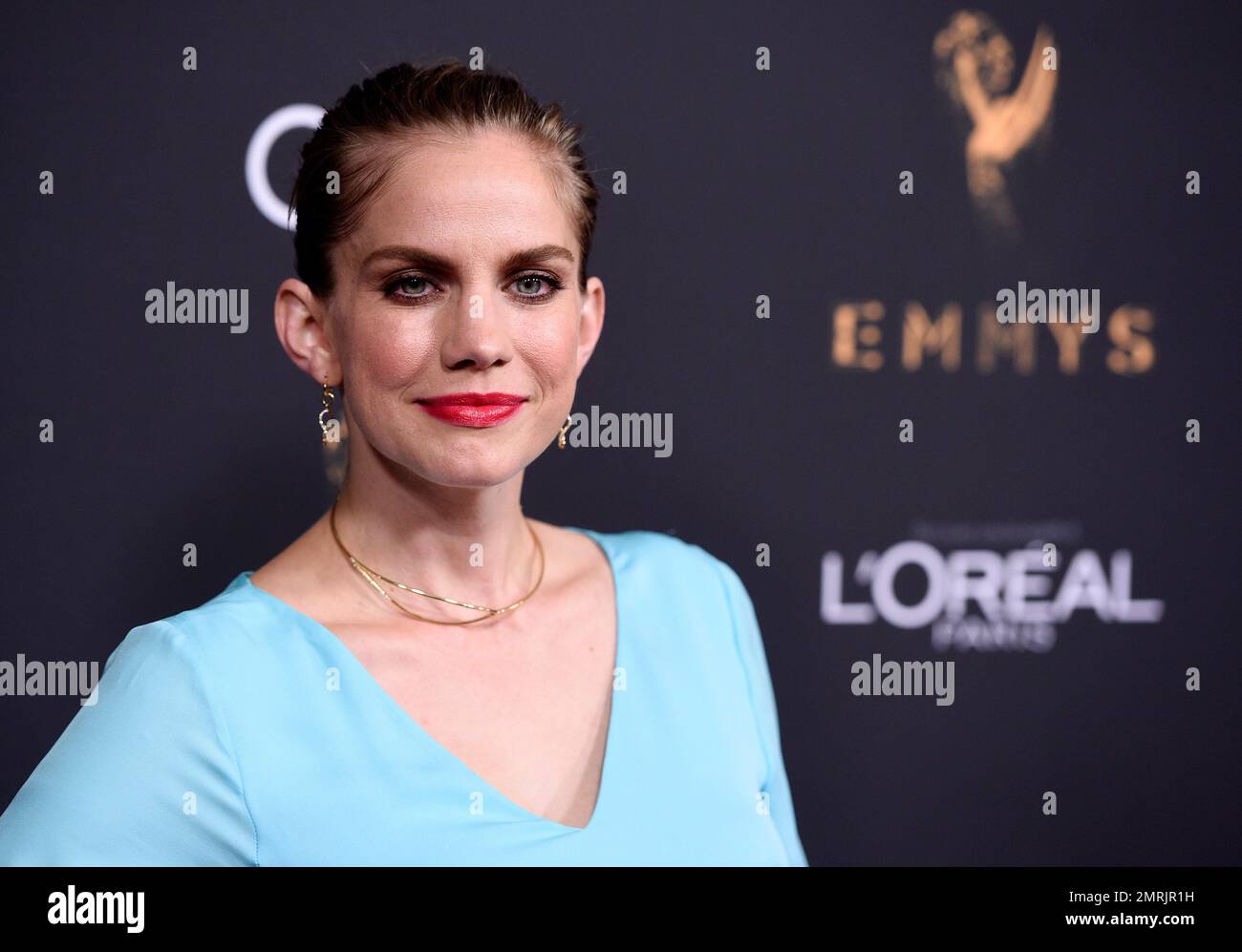 Actress Anna Chlumsky poses at the 69th Primetime Emmy Awards ...