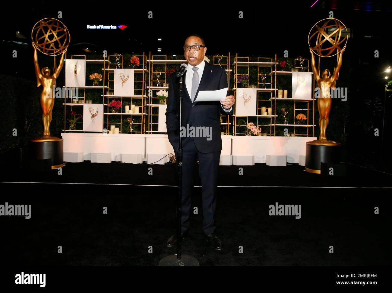 Hayma Washington, Chairman and CEO of the Television Academy, speaks at ...