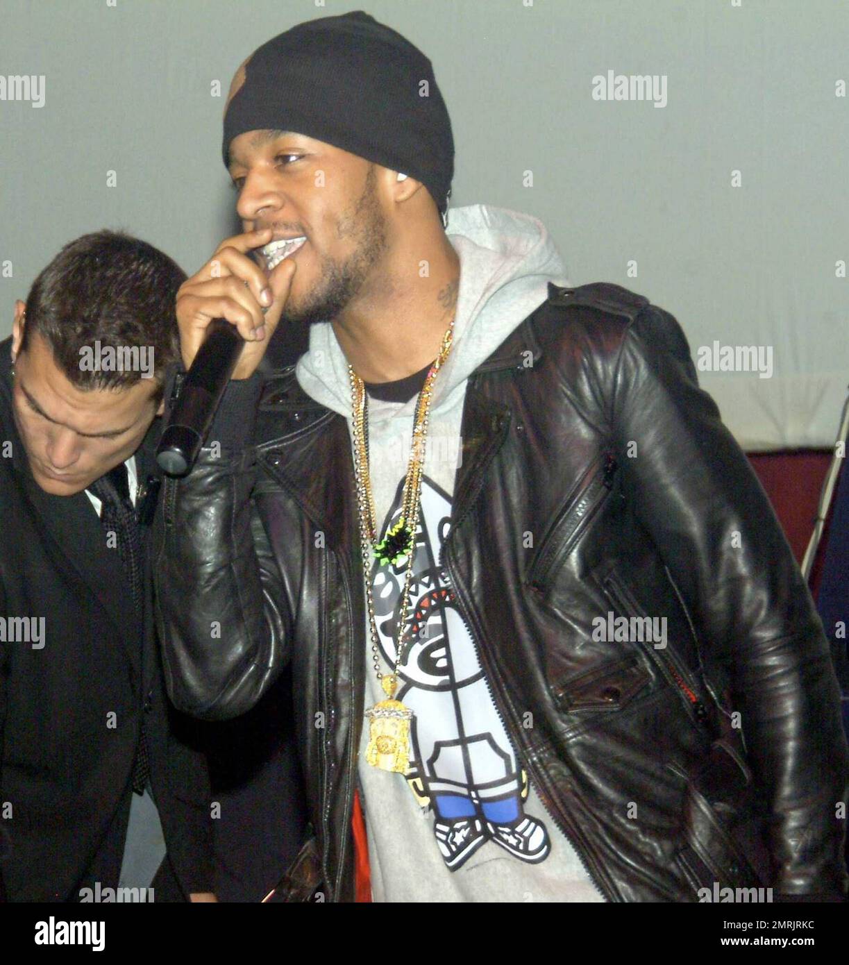 Rapper and actor Kid Cudi parties at the nightclub Mansion and picks up ...