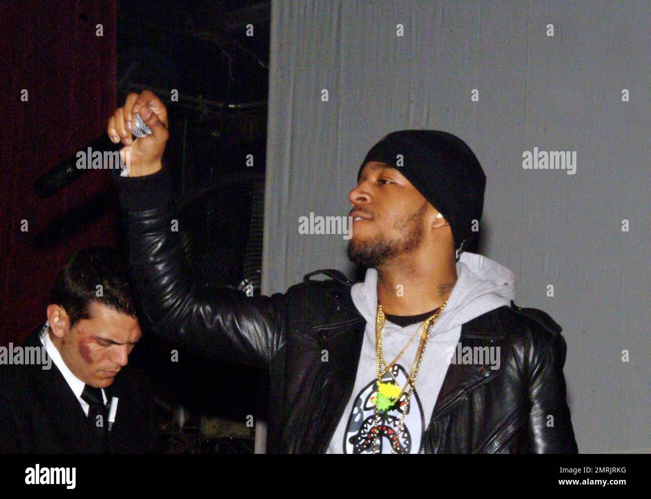 Rapper and actor Kid Cudi parties at the nightclub Mansion and picks up ...