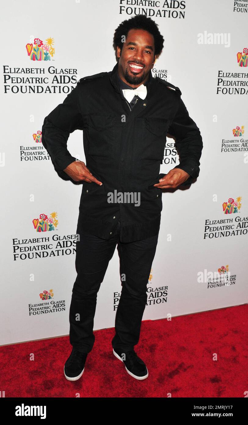 Dhani Jones at the Elizabeth Glaser Pediatric AIDS Foundation's 18th ...