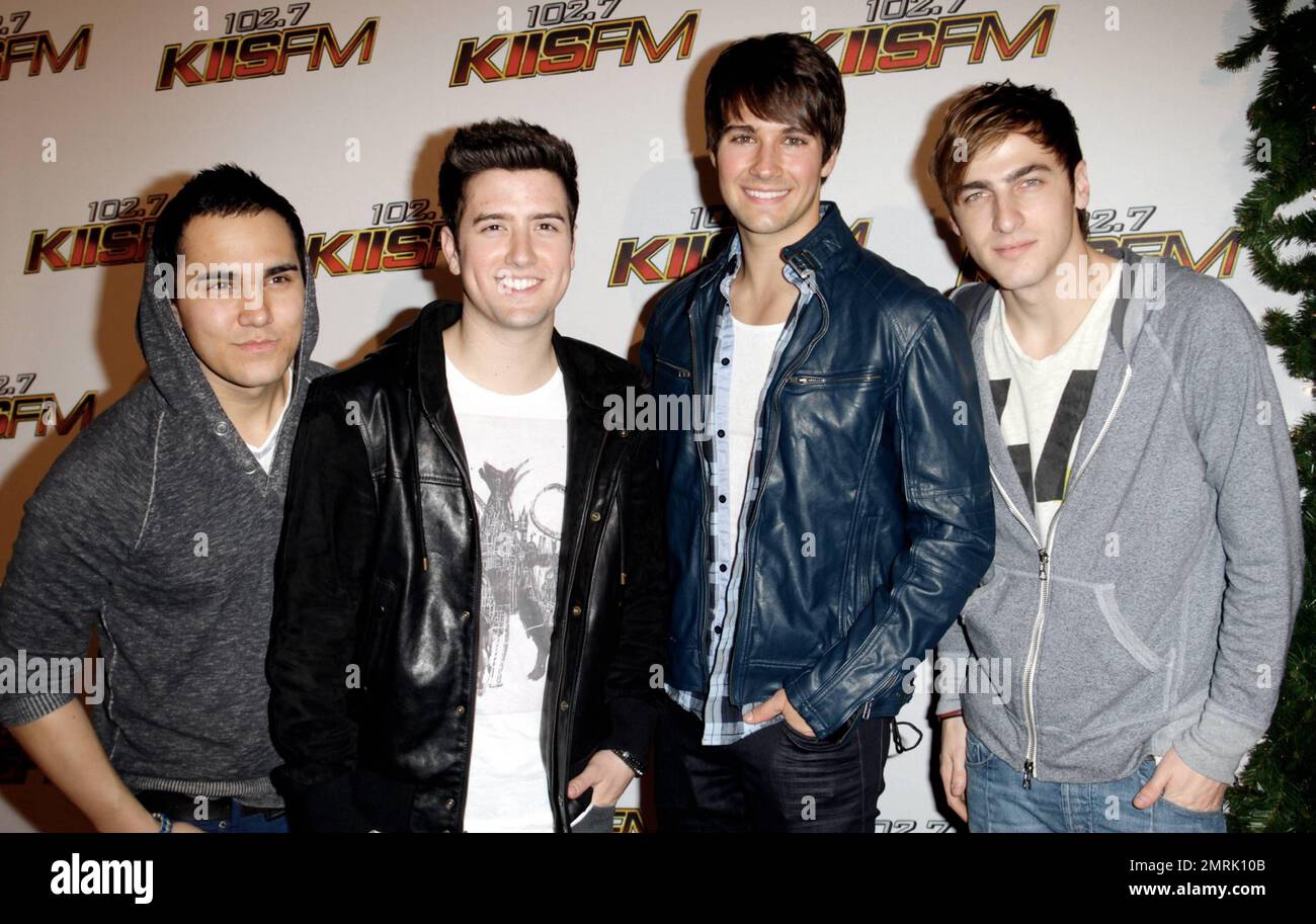Carlos Pena, Logan Henderson, James Maslow and Kendall Schmidt of "Big ...