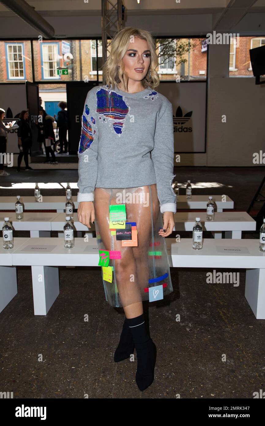 Singer Tallia Storm poses for photographers upon arrival at the Adidas ...