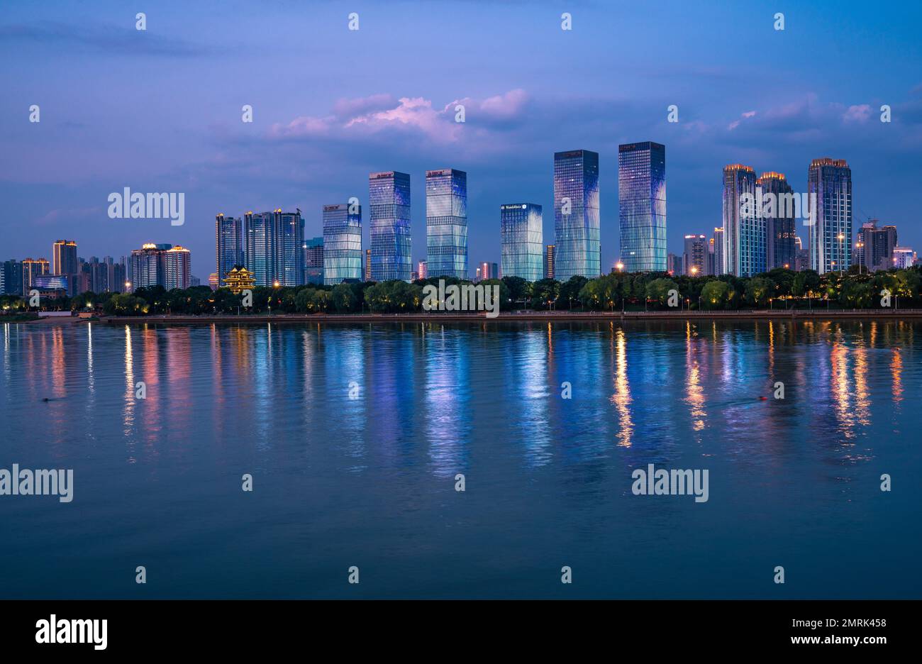 View of changsha city Stock Photo - Alamy