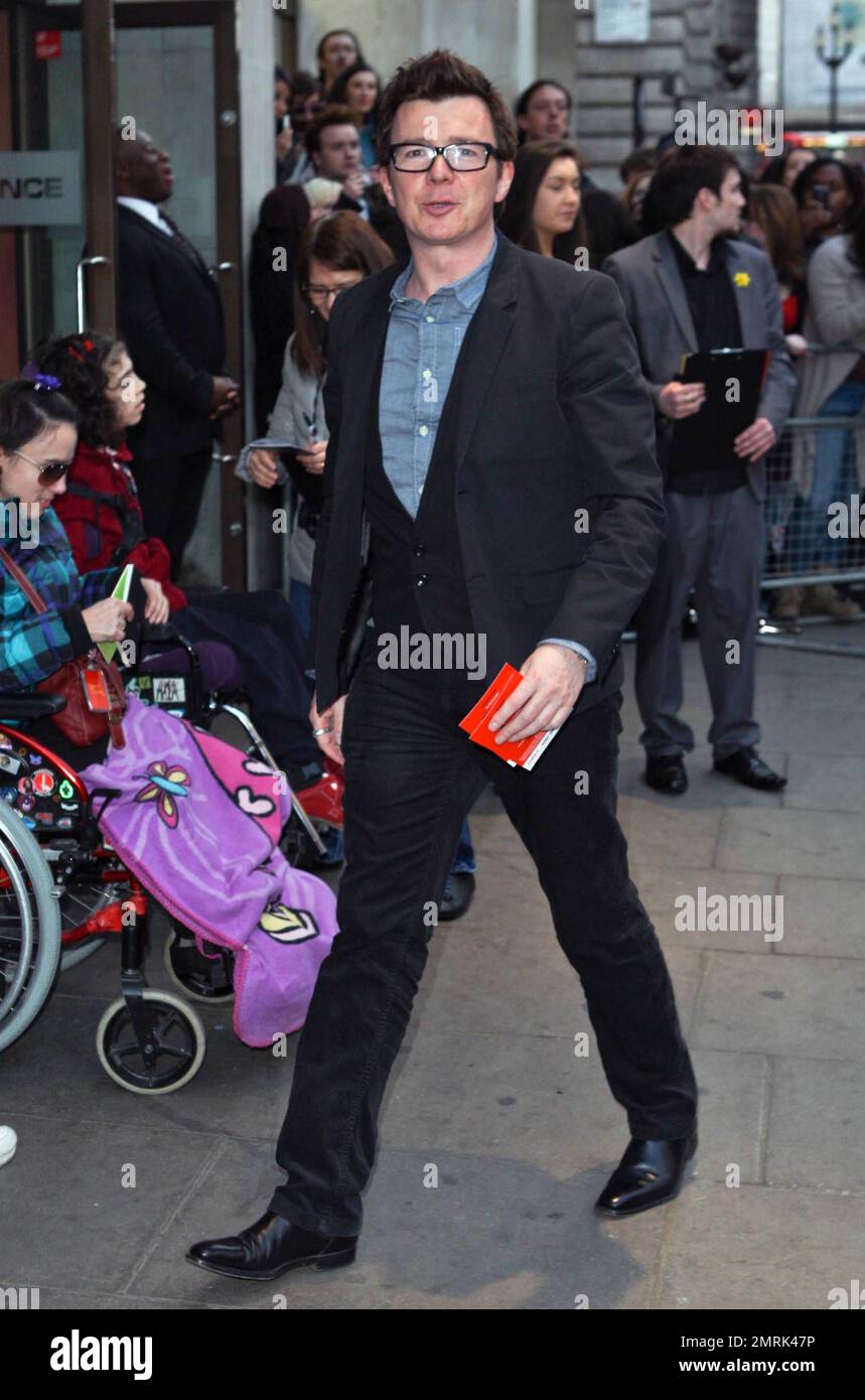 Rick Astley at the UK premiere of "Killing Bono" at the Apollo Westend ...