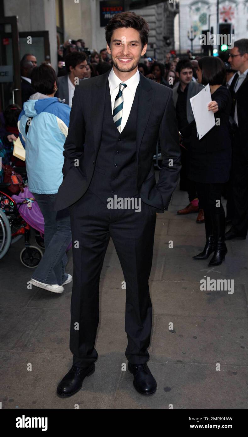 Ben Barnes at the UK premiere of "Killing Bono" at the Apollo Westend ...